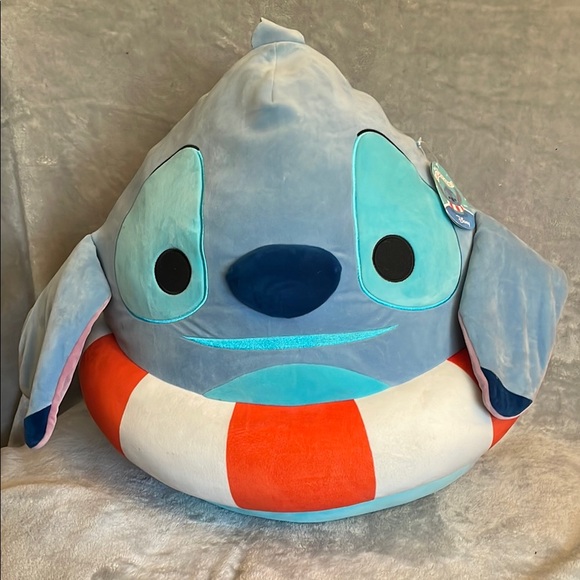 Squishmallows | Toys | Nwt Squishmallow Beach Stitch Life Ring 24 Inch ...